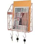 Amazon.com : superbpag Hanging File Organizer, 3 Pocket Wall Mount ...