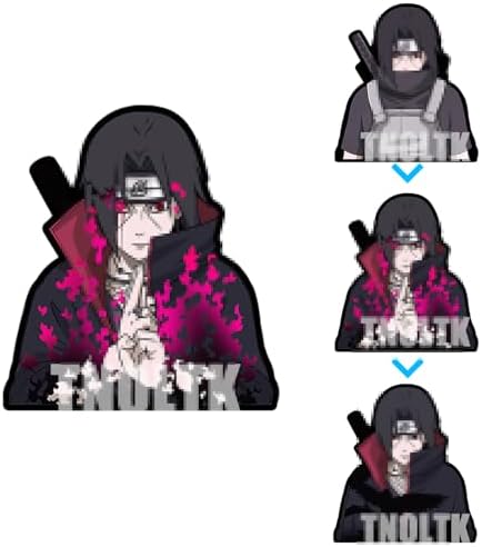 Amazon.com - 3D Motion Anime Car Decals Waterproof Stickers Anime ...