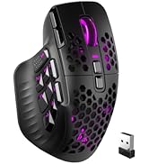 Amazon.com: SOLAKAKA SM600 White Wireless Gaming Mouse,8000 DPI Tri ...