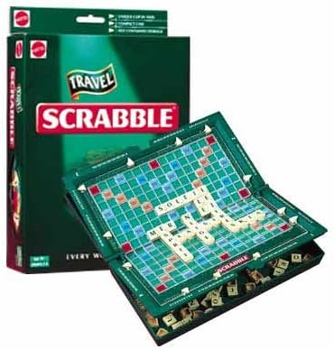 Mattel Scrabble Travel Deluxe : Amazon.co.uk: Toys & Games