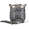 Amazon.com: MADFLOW Yerba Mate Cup. Stainless Steel Mate Cup with 2 ...