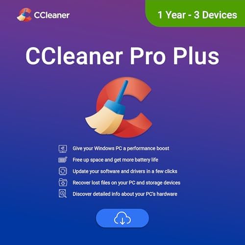 CCleaner Pro Plus | 3 Devices | 1 Year Subscription | Activation Code ...