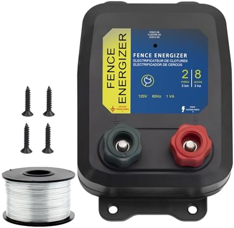 Amazon.com : Electric Fence Poly Wire 660 Feet 200 Meters 1/8" Dia ...