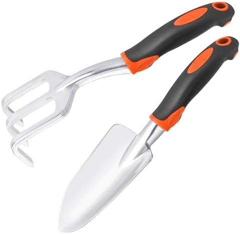 Amazon.com : Garden Tool Set, 2 Pack Heavy Duty Gardening Tools Set ...