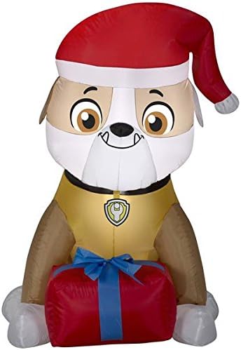 Amazon.com: Gemmy 3' Airblown Rubble w/Present Christmas Inflatable ...