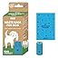 Amazon.co.jp: HUG！ WASTE BAGS FOR DOG うんち袋 120枚入り ブルー ラベンダーの香り 22×32 ...
