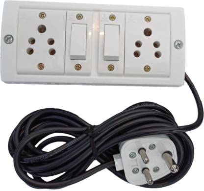 Extension Board 2 Socket Extension Board Heavy Duty Cable 7 Metre ...
