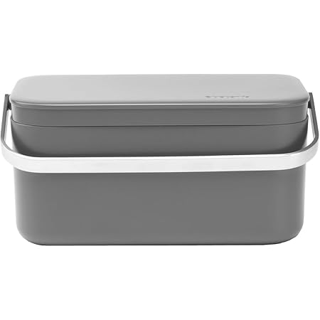 Brabantia Sort & Go Food Waste Bin 6L, Small Countertop Kitchen Compost ...