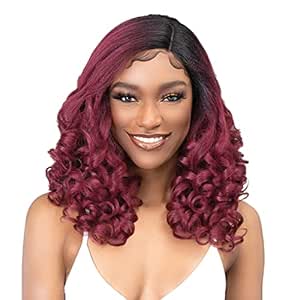 Amazon.com : Janet Collection Natural Me HD Lace Wig Blowout Deep Part ...