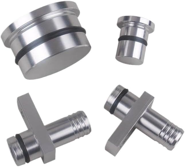 Amazon.com: PCV Reroute Fittings With Reroute Resonator Plug Compatible ...