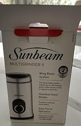 Sunbeam EM0405 Multigrinder II | Coffee Grinder, Herb Grinder And Spice ...