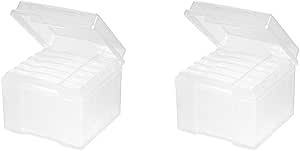 Amazon.com: KTELI 2 set 5X7 Inch Photos Cases and Clear Craft Keeper ...