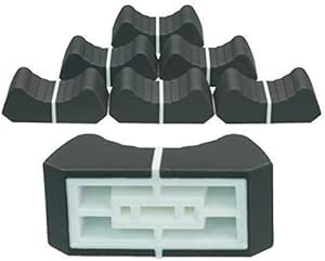 6 x PROFESSIONAL Fader Grey 4 mm/Lever 6 Sliding Otentiometer Fadercaps ...