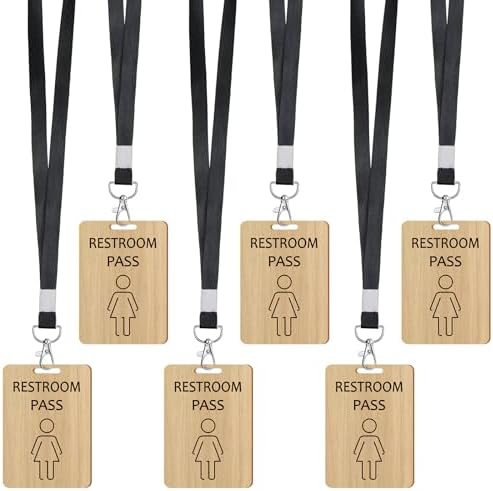 Amazon.com: Sabary 6 Sets Rustic Passes with Lanyards Farmhouse School ...