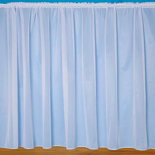 Ava 30inch (76cm) Drop Plain White Quality Voile Lace Net Curtain With ...