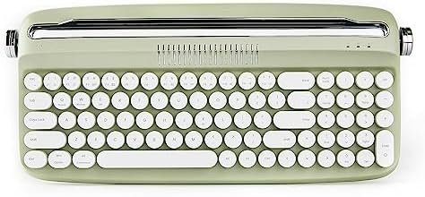 Amazon.com: FINEDAY Keyboard 2.0, Blue Switch, Retro Wireless ...