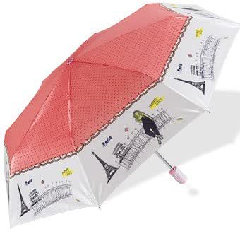 Amazon.com | Ebumbrella ca3501 Three Folding UV Protection Umbrella ...
