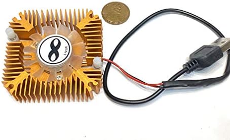Amazon.com: USB plug copper 5v 55mm computer Cooling Fan Heatsink ...