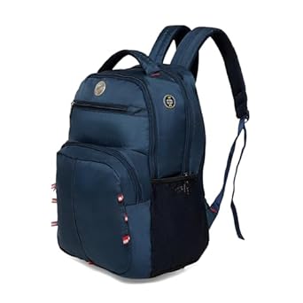 Buy Verage V-Lite Global Navy Blue 30 Liters Water Repellant 17.5" Laptop Backpack With Rain ...
