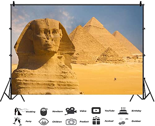 Renaiss 12x8ft Egyptian Pyramids Photography Backdrop Ancient Egypt ...