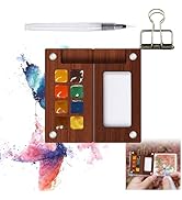 Amazon.com: Mini Paint Palette Travel Kit - Mini Travel Watercolor ...