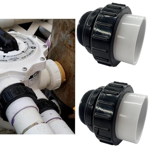 HJSIUTV 21063-200-000 2" MIP x 2" PVC Hi Temp Union Compatible with ...