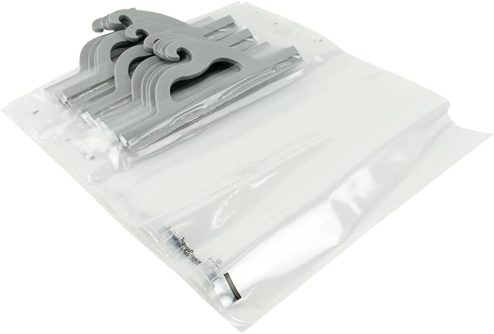 Amazon.com: Monaco Hanging Storage Bags, 10-pack of 12 x 9-inch Clear ...