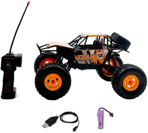 VikriDA Remote Control Rock Crawler Four Wheel Drive Plastic Alloy Body ...