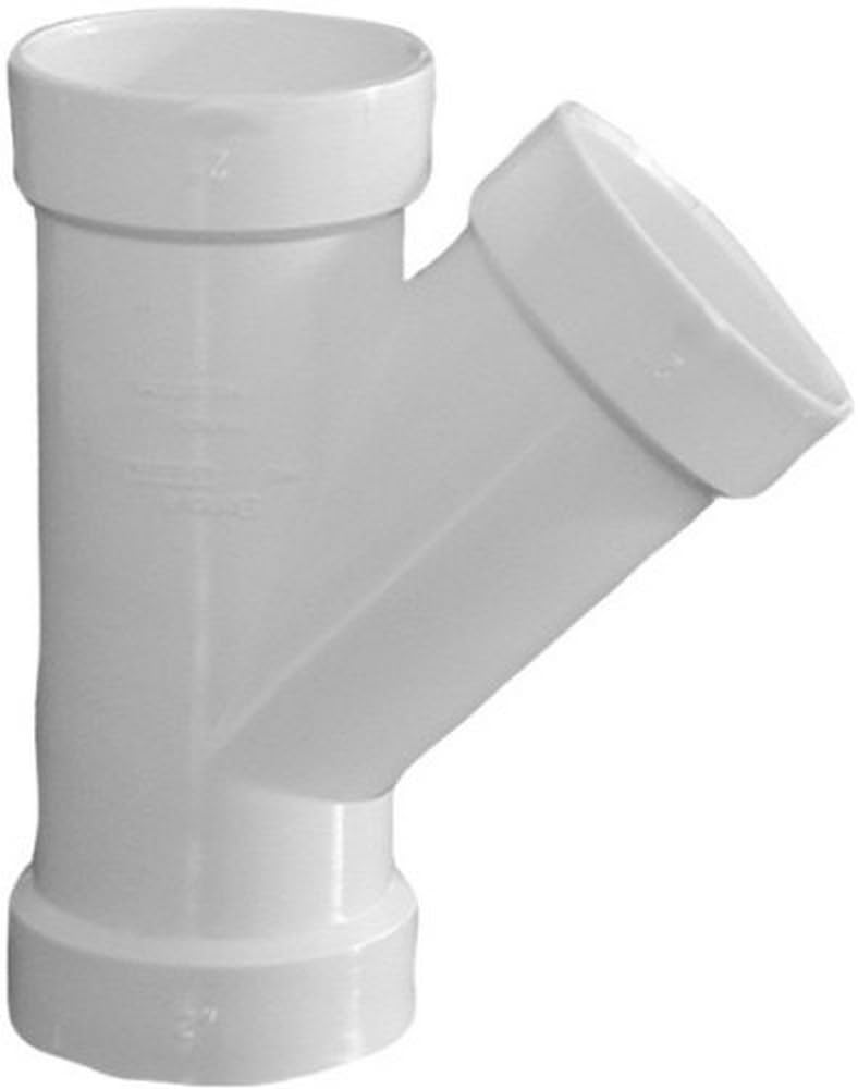 Amazon.com: Genova Products 71015 Wye Pipe Fitting, 1 1/2", White ...