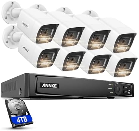 Amazon.com : ANNKE 16CH 8MP PoE Security Camera System with AI Motion Detection, 12MP H.265+ NVR ...