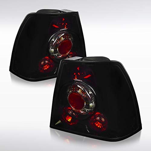 Amazon.com: Spec-D Tuning Black Housing Clear Lens Tail Lights ...