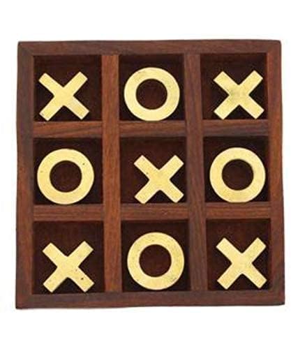 Buy Wooden Noughts and Crosses Tic Tac Toe Pedagogical Board Brain ...