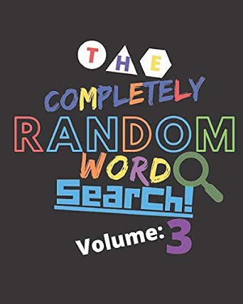 The Completely Random Word Search Volume: 3: Epic Travel Game For Those ...