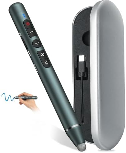 Rechargeable Presentation Clicker Stylus Pen for Touch Screen, Wireless ...