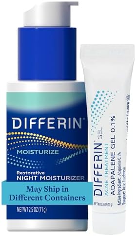 Amazon.com: Differin 30 Day Gel & Night Moisturizer Set: Acne ...