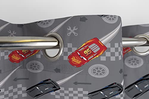Jay Franco Disney Pixar Cars Race Day 137cm x 168cm Eyelet Window ...