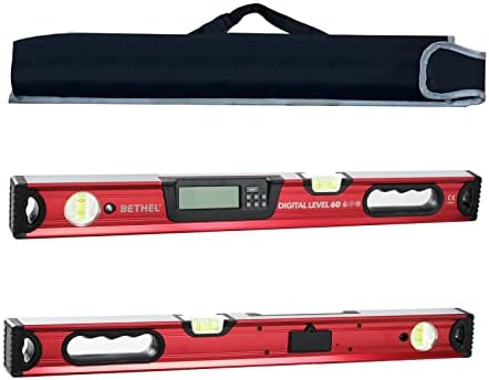 24 Inch Smart Digital Level, LCD Screen Magnetic Electronic Level Tool ...