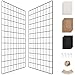 Amazon.com: Wall Photo Grid Shelf, Wall Hanging Ins Art Display Grid ...
