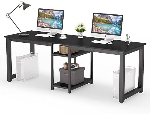 Amazon.com: LITTLE TREE L-Shaped Lift Top Computer Desk, Extra Large ...