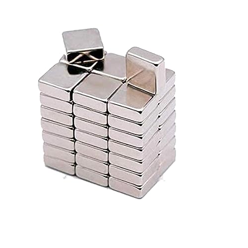 Amazon.com: 40-Piece 10x10x2mm Rectangular Magnet for refrigerators ...