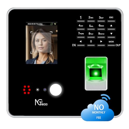 Snapklik.com : NGTeco Cloud Time Clock, WiFi Time Clocks For Employees ...