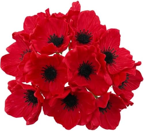 Amazon.com: 10 PCS High Quaulity Fresh Artificial Mini Real Touch PU ...