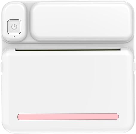 Inkjet Printer, Pink Blue Portable Thermal Printer MINI Photo Pocket ...