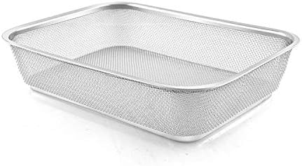 HARSHUDHI Rectangle Strainer Stainless Steel Mesh Sink Basket Vegetable ...