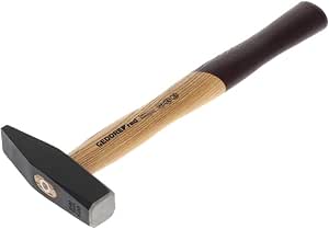 GEDORE red Schlosserhammer mit Holzgriff, 500 g Kopfgewicht, Hammer mit ...