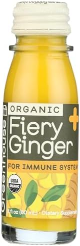 Amazon.com: Greenhouse Organic Fiery Ginger Shot, 2 FZ : Health & Household