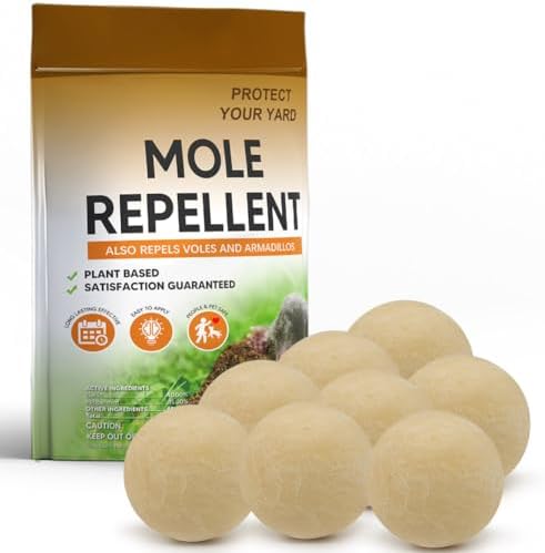 Amazon.com: Natural Elements Mole and Vole Repellent | 100% Castor Oil ...