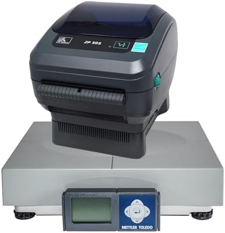 Amazon.com : JetSet Label Zebra ZP505 Direct Thermal Printer & Mettler ...