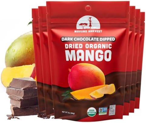 Amazon.com: Mavuno Harvest Organic Chocolate Covered Mango - Organic ...