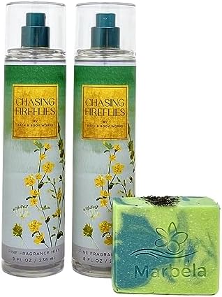 Amazon.com : Bath & Body Works Chasing Fireflies Pack of 2 Fine ...